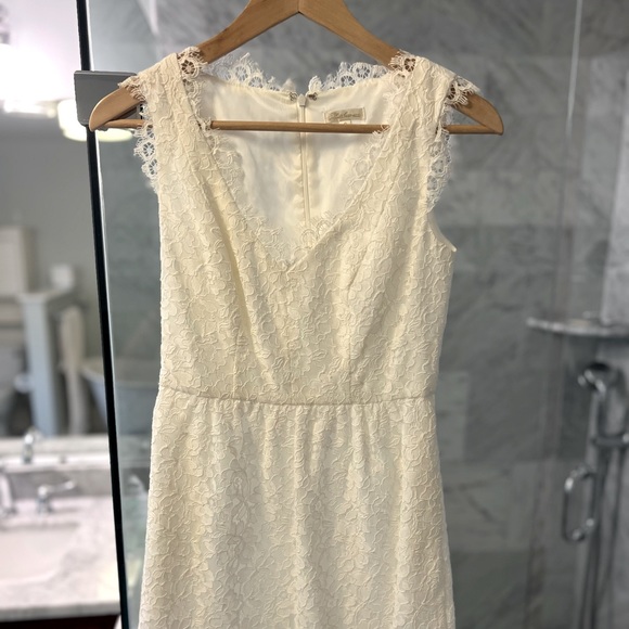 Dresses | Shoshanna Pure White Dress | Poshmark